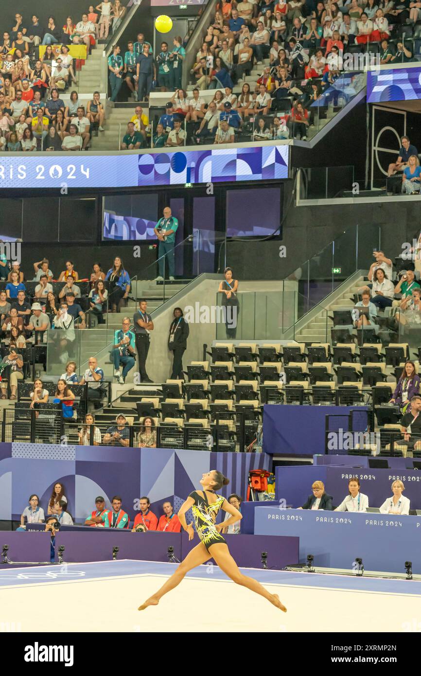 Paris, France - 08 08 2024: Olympic Games Paris 2024. View of wommen's ...