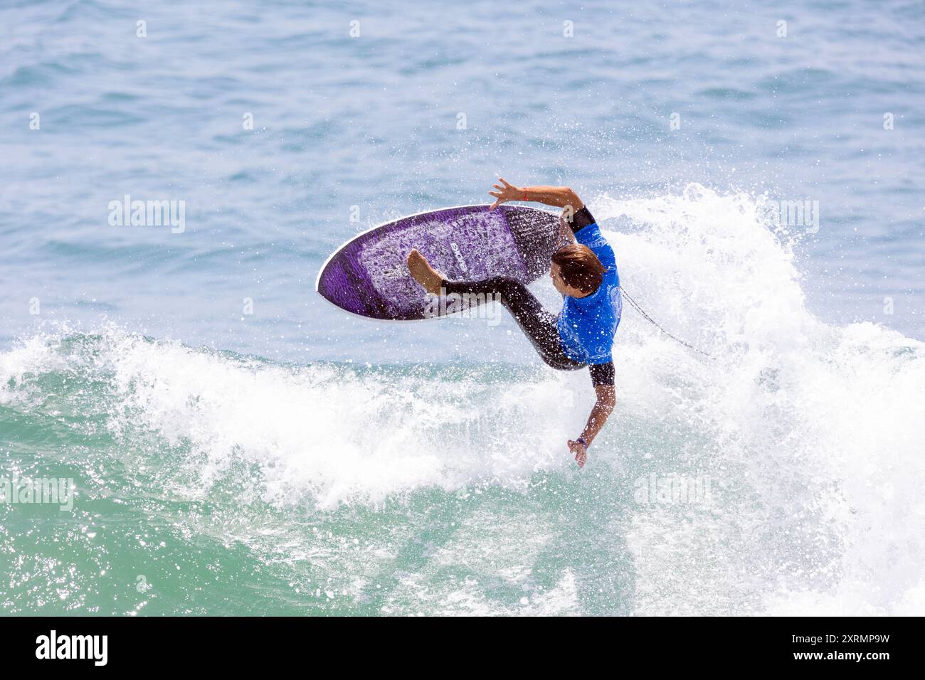 Pro Surfer Huntington Beach Open Contest Stock Photo - Alamy