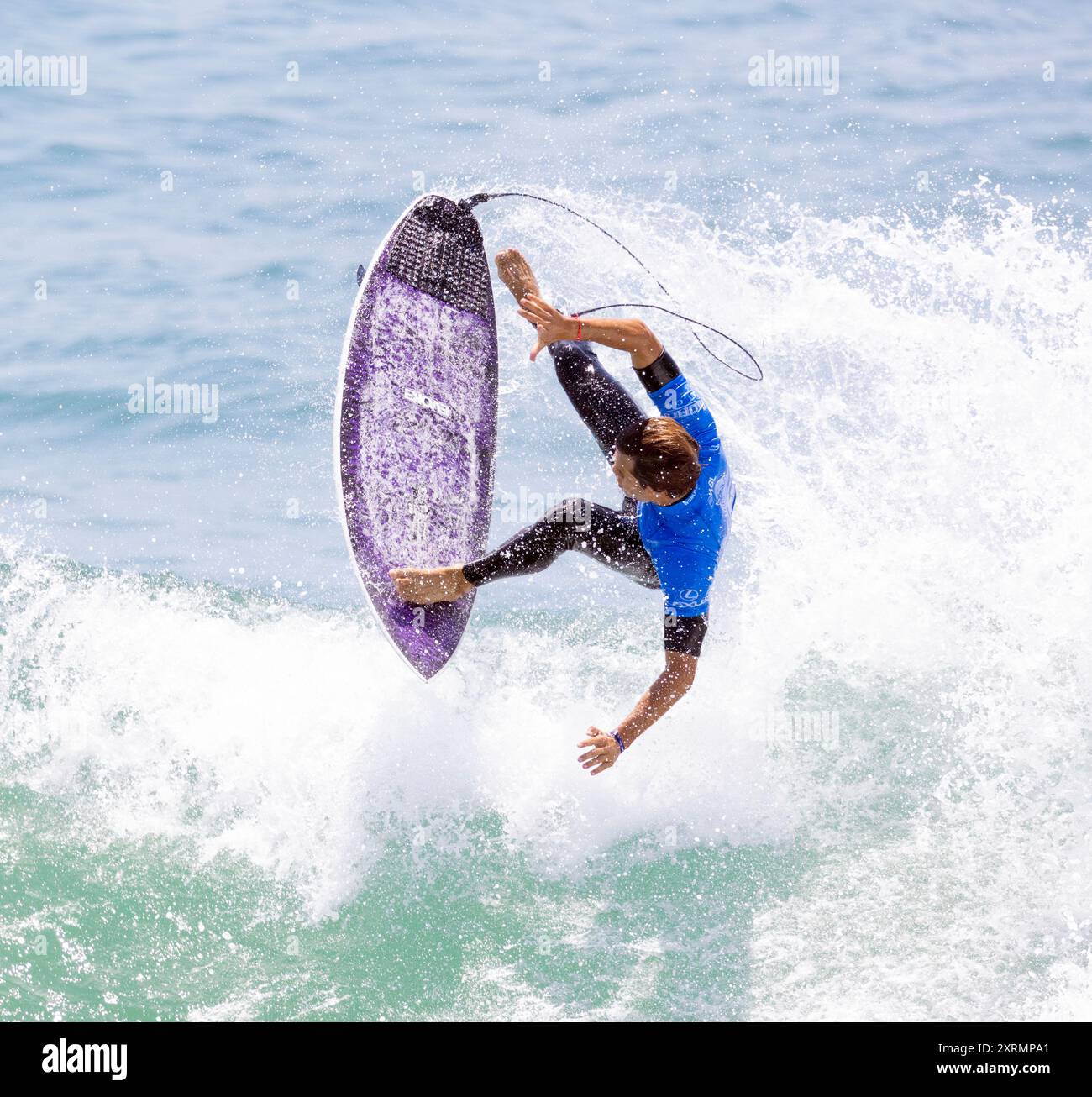 Pro Surfer Huntington Beach Open Contest Stock Photo - Alamy