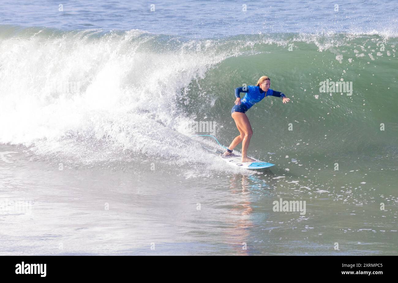 Woman Pro Surfer Huntington Beach Open Stock Photo - Alamy