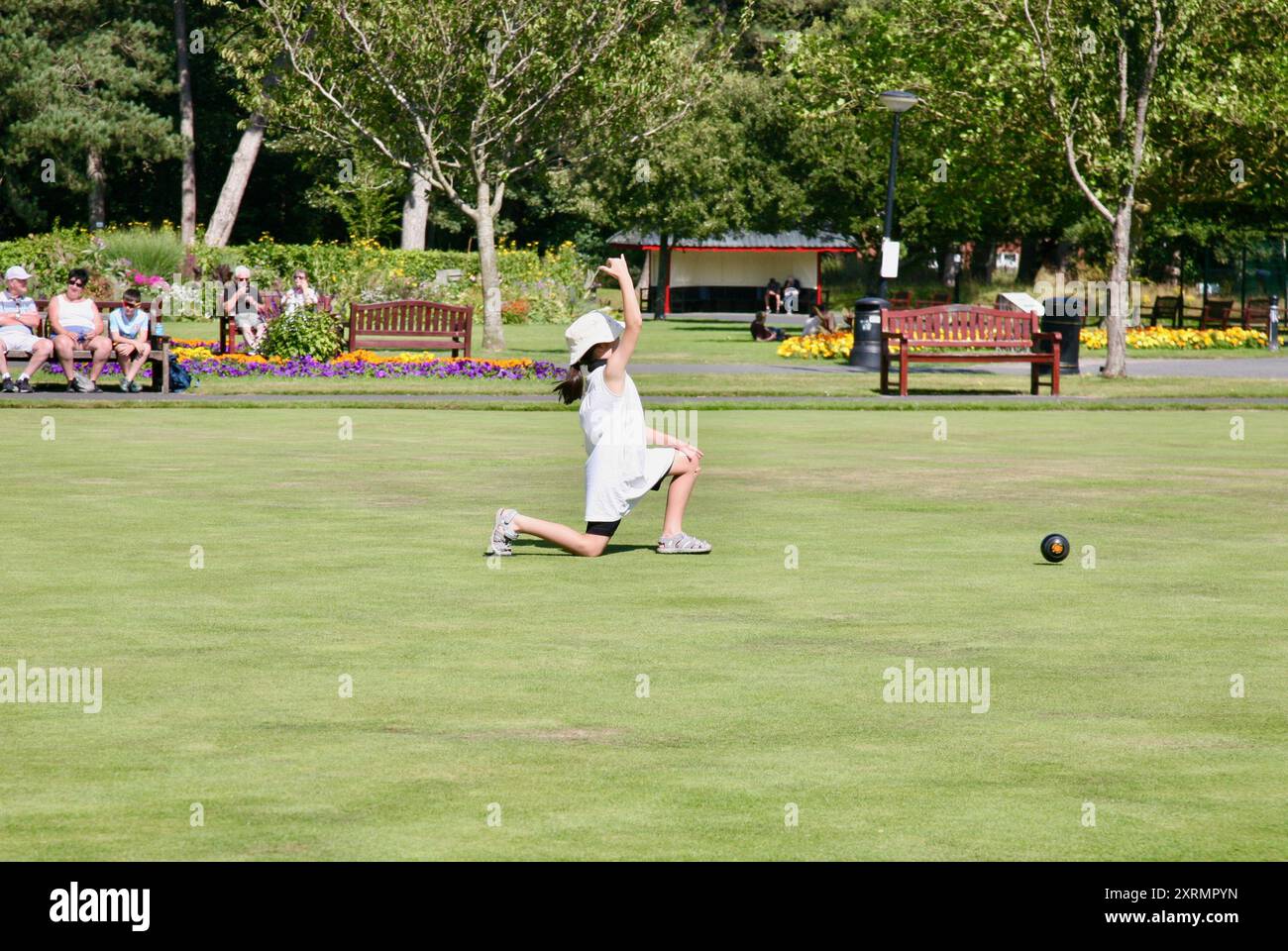 Bowling with style Stock Photo - Alamy