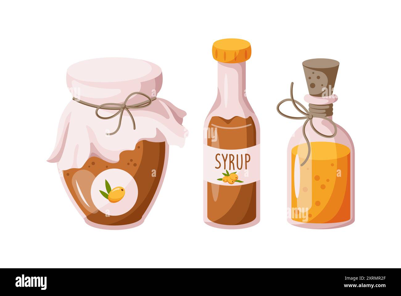 Cartoon syrup bottle hi-res stock photography and images - Alamy