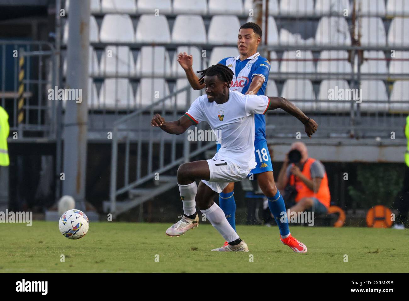 Richie Sagrado (Venezia FC) Alexander Jallow (Brescia Calcio)during the ...