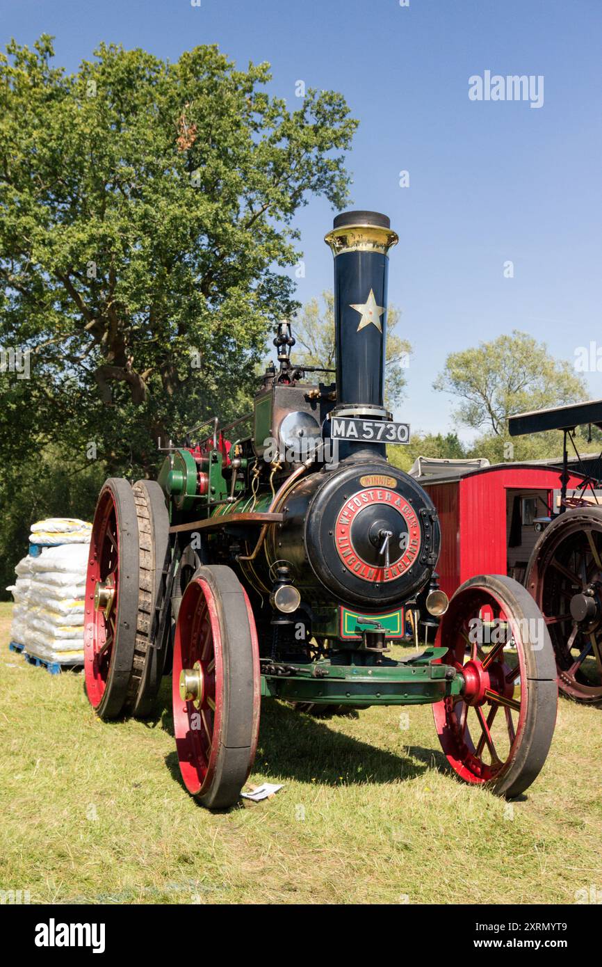 Foster traction engine 'Winnie'. Astle Park Steam Rally 2024 Stock ...