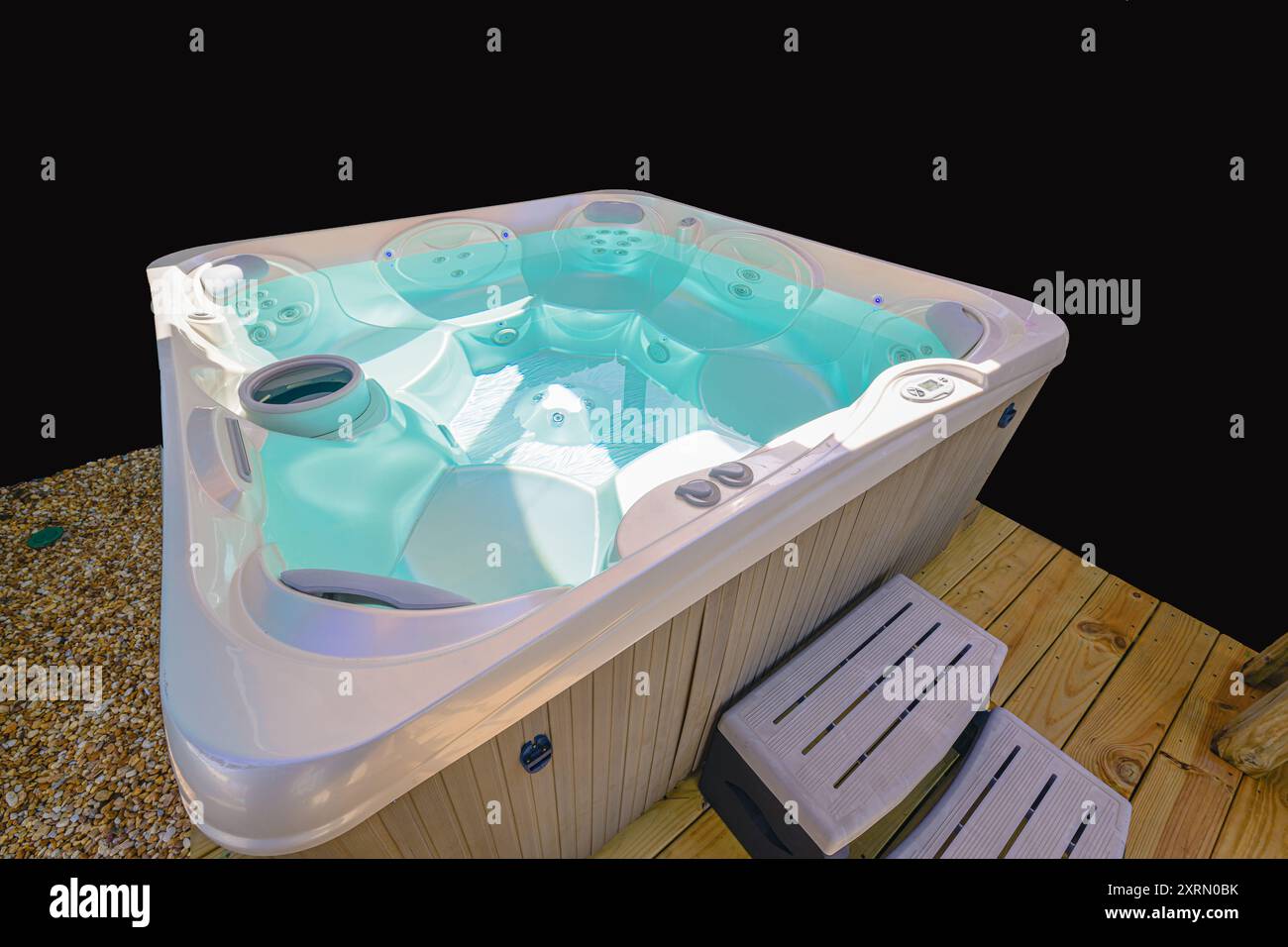 Hot tub water conditioning hi-res stock photography and images - Alamy
