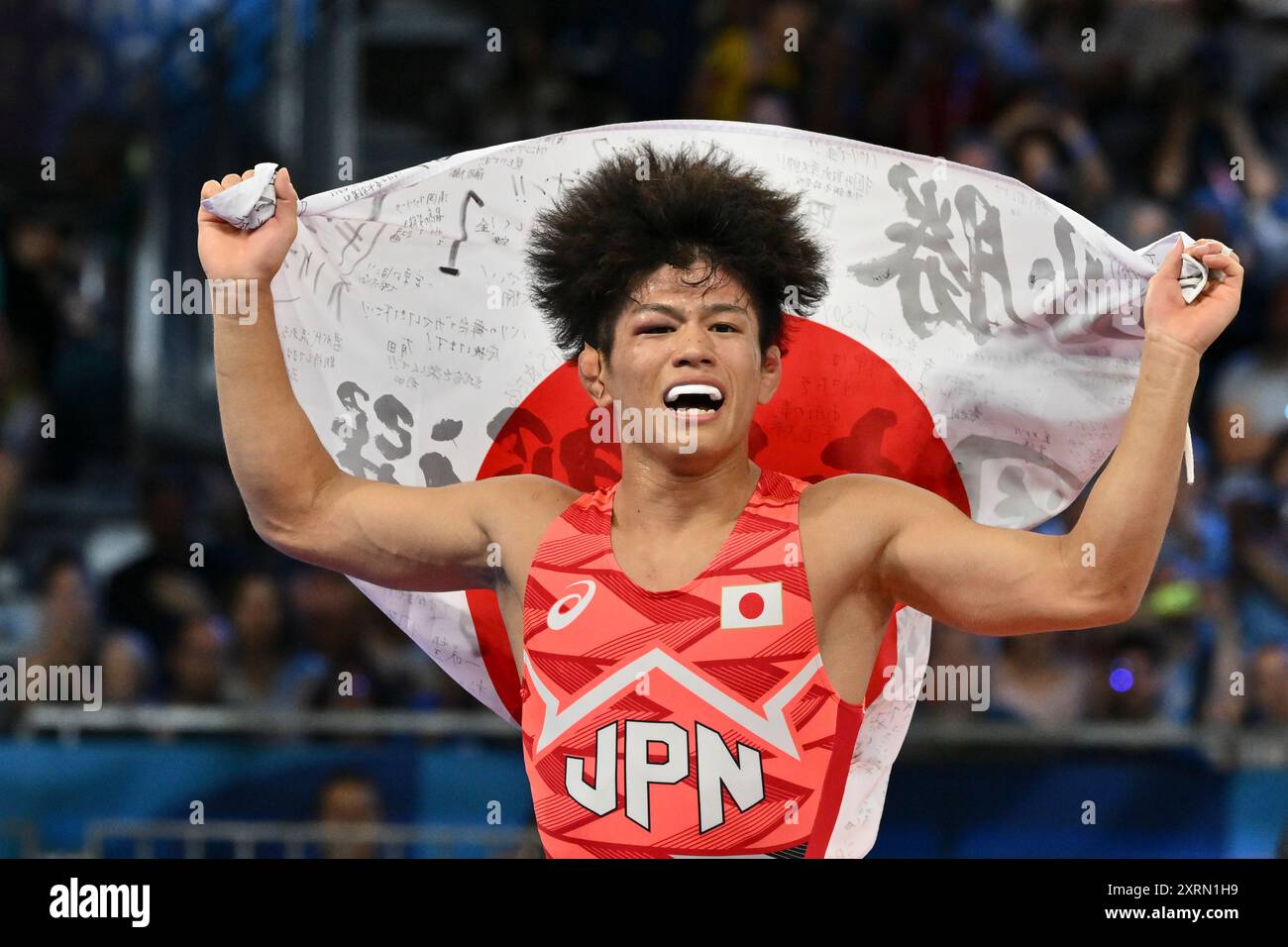 KIYOOKA Kotaro (JPN) Japan celebrates the Gold Medal With the Japan ...