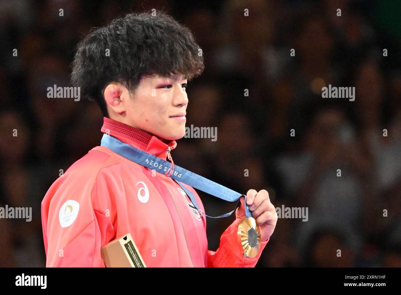 KIYOOKA Kotaro (JPN) Japan celebrates the Gold Medal with SAKURAI ...