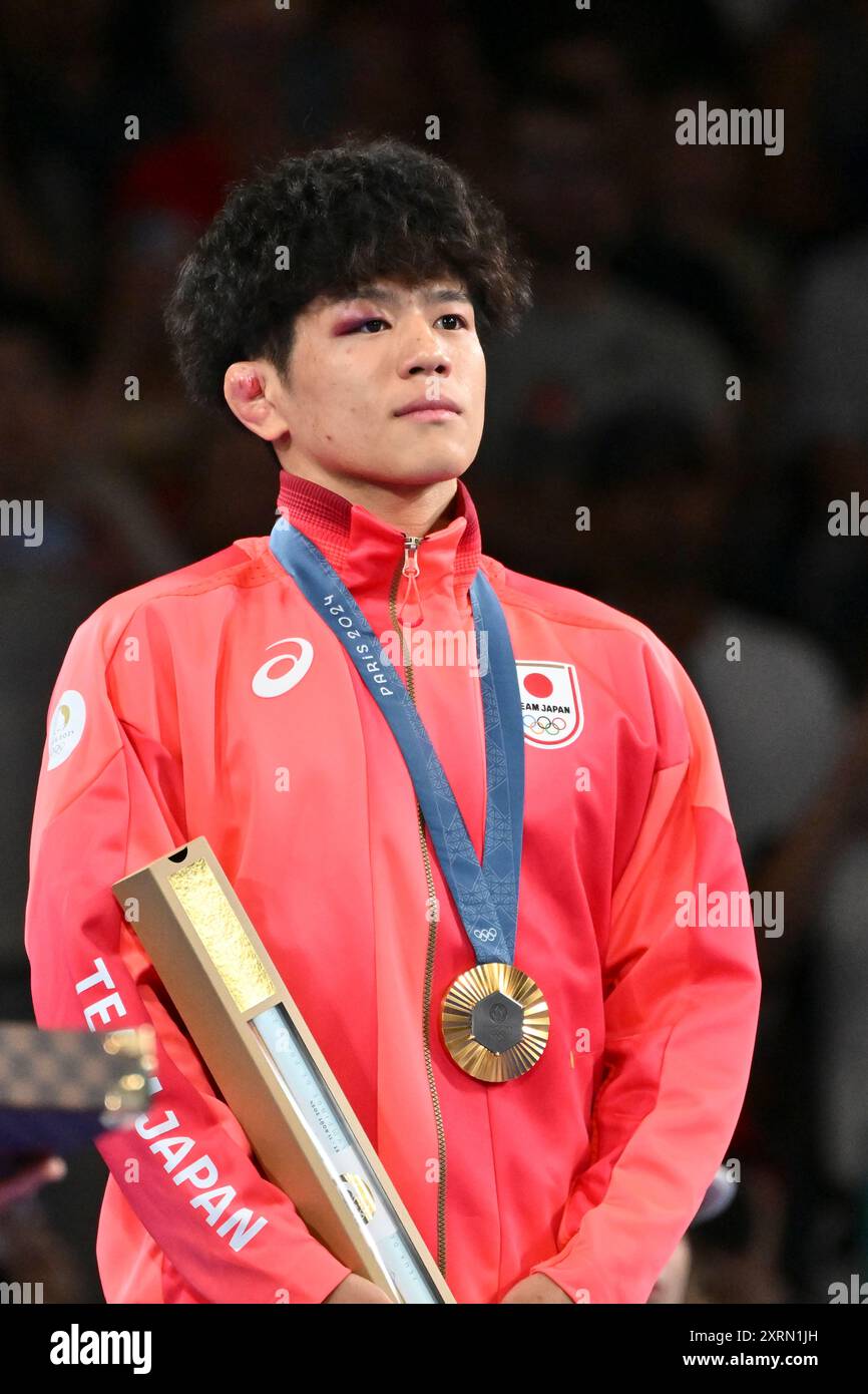 KIYOOKA Kotaro (JPN) Japan celebrates the Gold Medal with SAKURAI ...