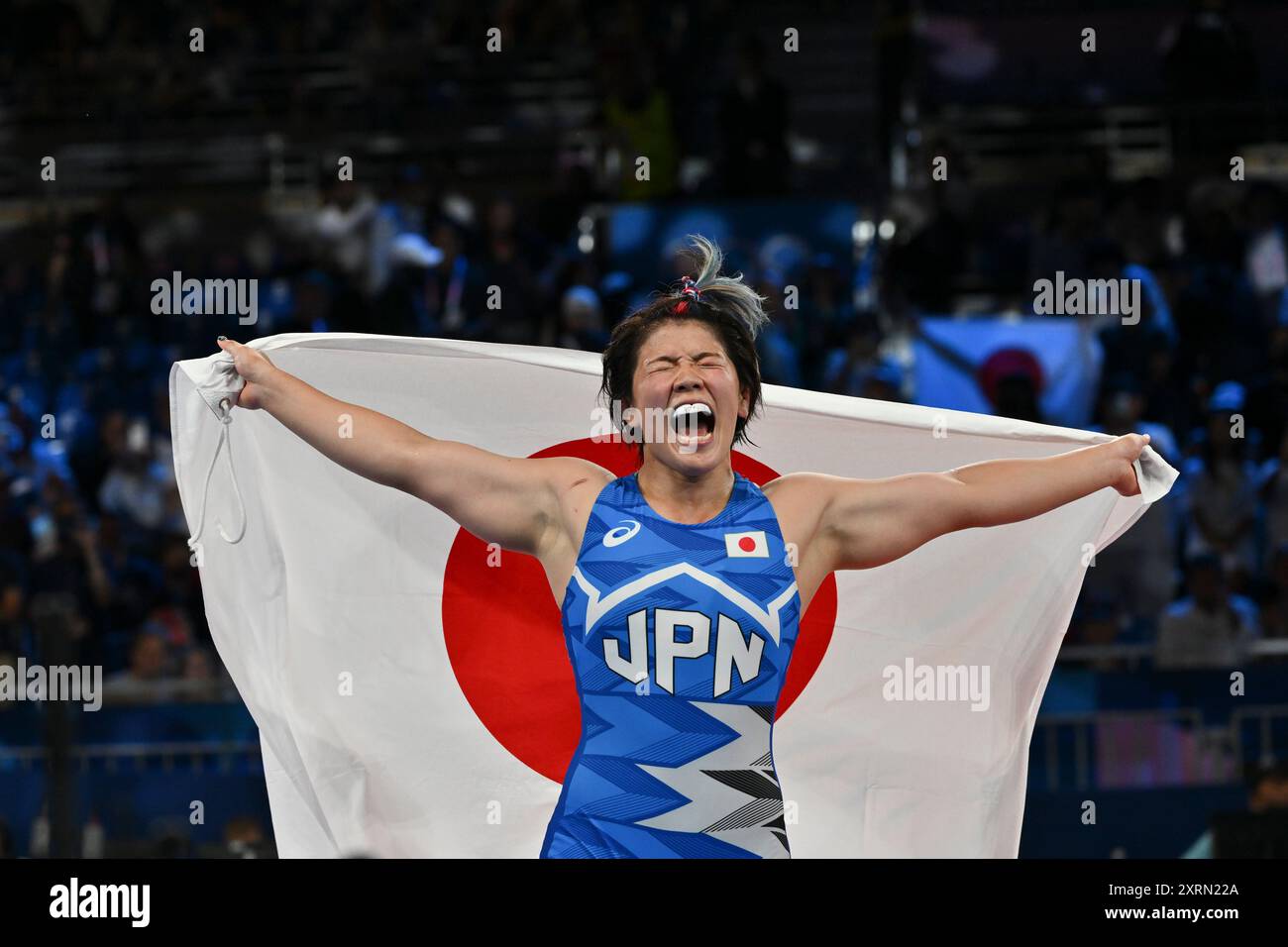 Wrestling mens freestyle 76kg final at champ mars hi-res stock ...