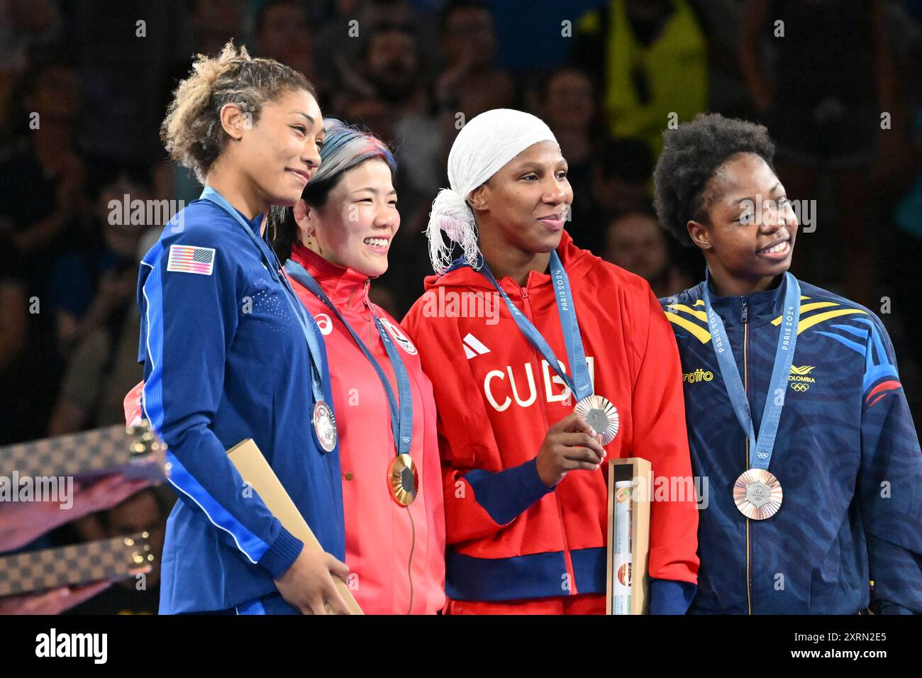 CAGAMI Yuka (JPN) Japan celebrates the Gold Medal during the Medal ...
