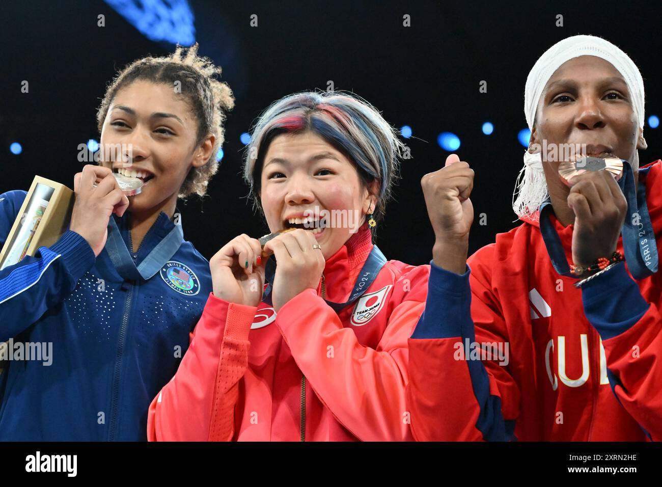 CAGAMI Yuka (JPN) Japan celebrates the Gold Medal during the Medal ...