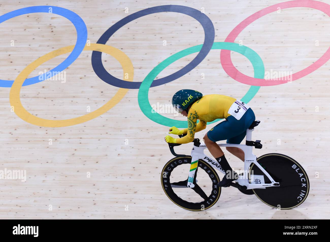 Paris, France, 11 August, 2024. Georgia Baker of Team Australia races ...