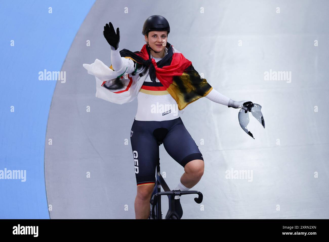 Paris, France, 11 August, 2024. Lea Friedrich of Germany celebrates ...