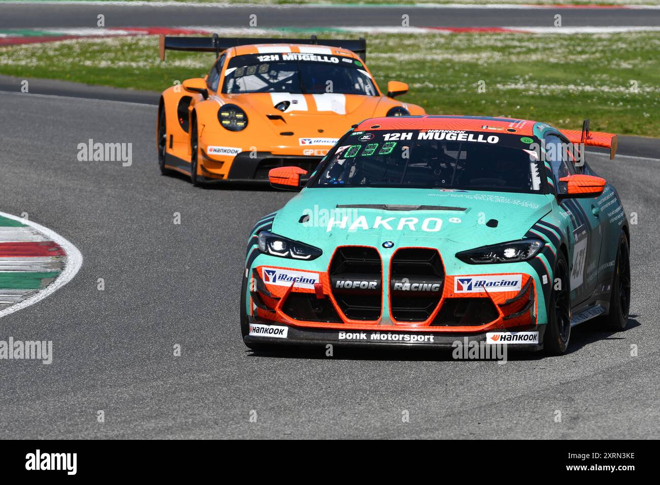 Scarperia, 23 March 2024 Italy: BMW M4 GT4 (G82) of Team Hofor Racing ...