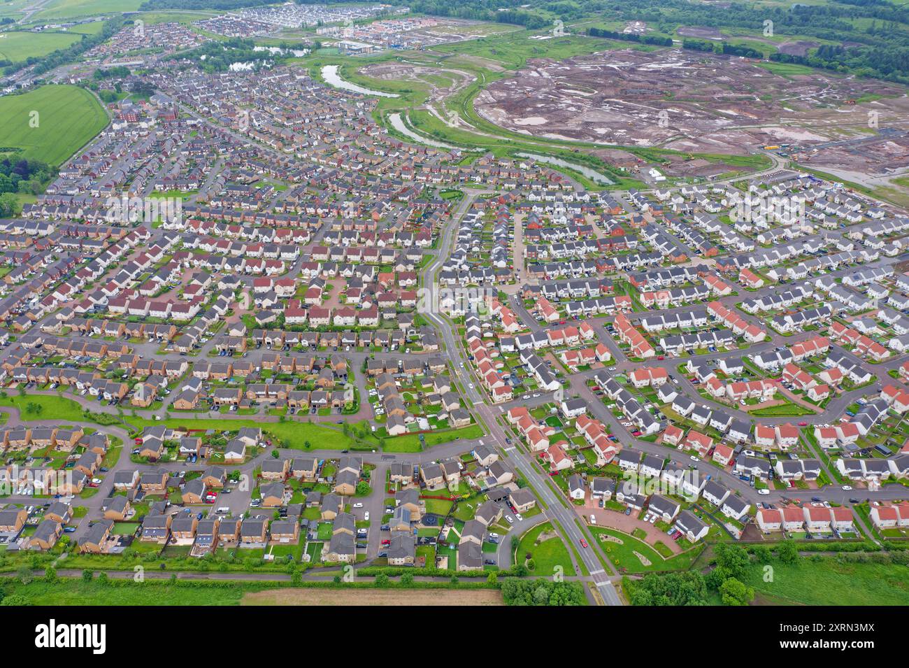 New housing development at Dargavel in Bishopton Stock Photo - Alamy