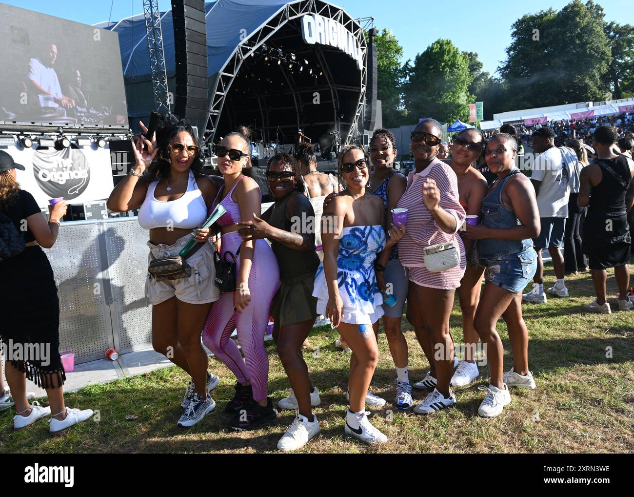 LONDON, UK. 11th Aug, 2024. Thousands attends The Originals Festival at ...