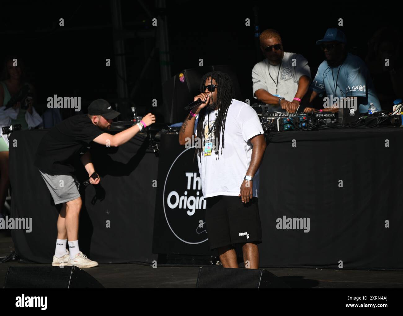 LONDON, ENGLAND: 11th August 2024: MC Fro and Wigman & Perempay Petchy ...