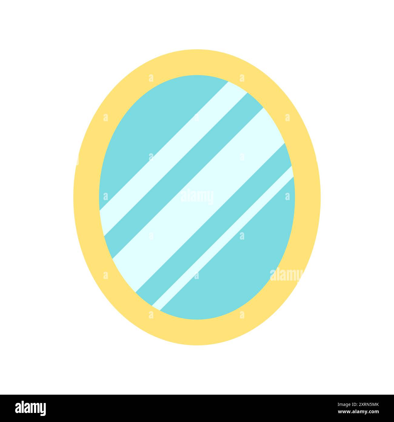 Bathroom mirror reflection view Stock Vector Images - Alamy