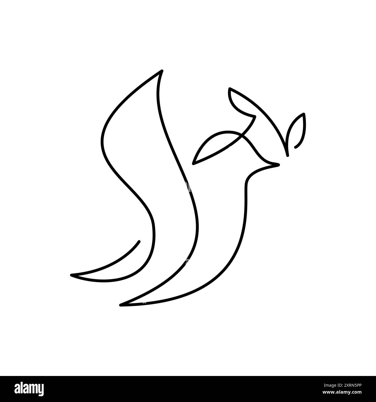 Dove line Black and White Stock Photos & Images - Alamy