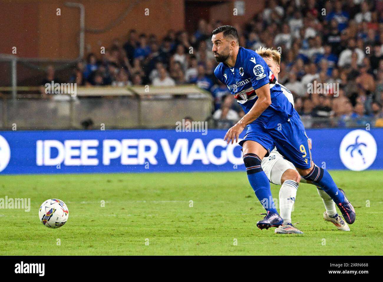 Sampdoria's Massimo Coda in action during the Italian Cup soccer match ...