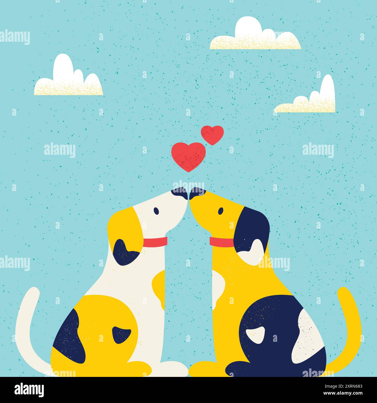 A dogs heart Stock Vector Images - Alamy