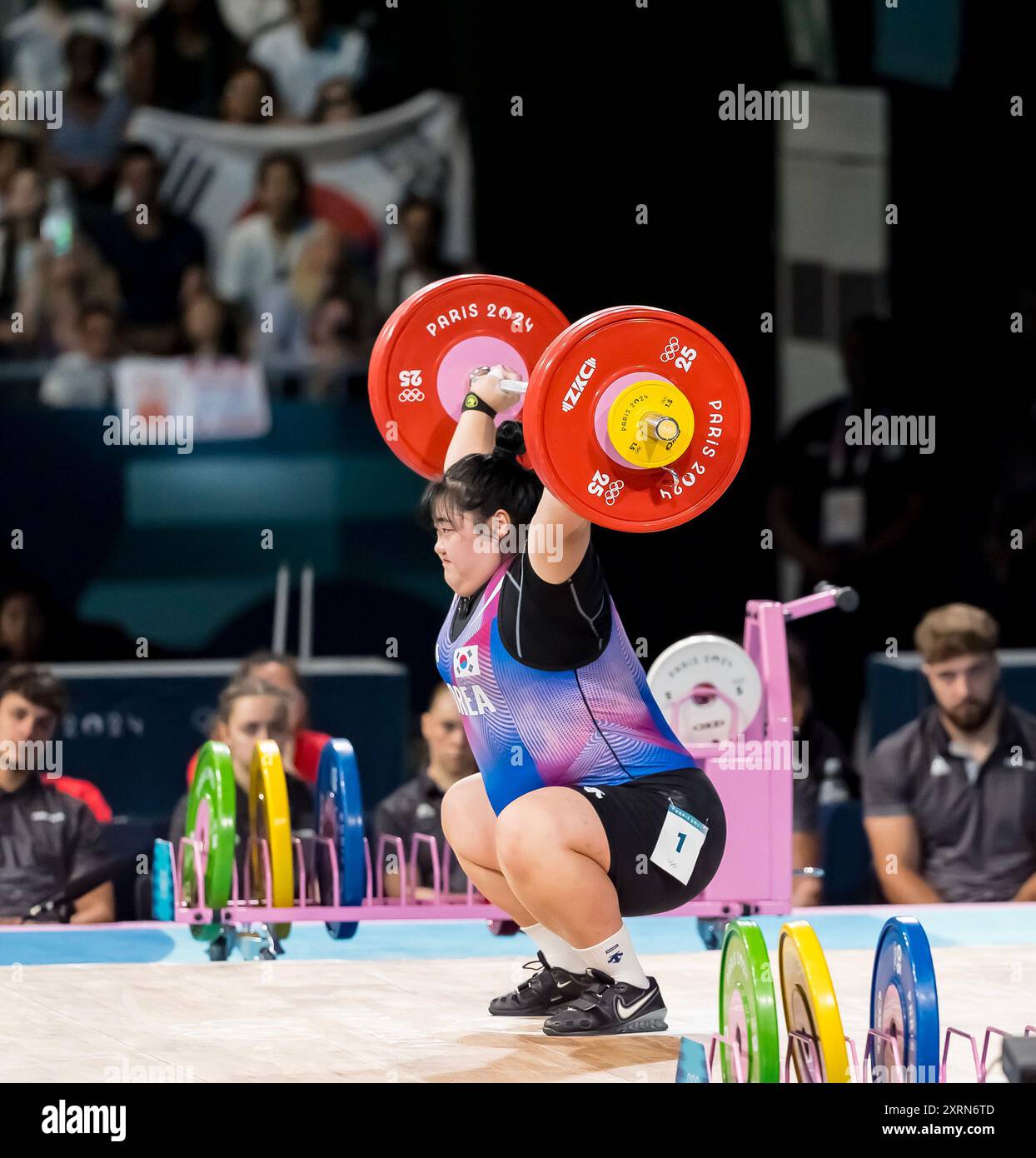 Paris, Ile de France, France. 11th Aug, 2024. WENWEN LI of Team People ...