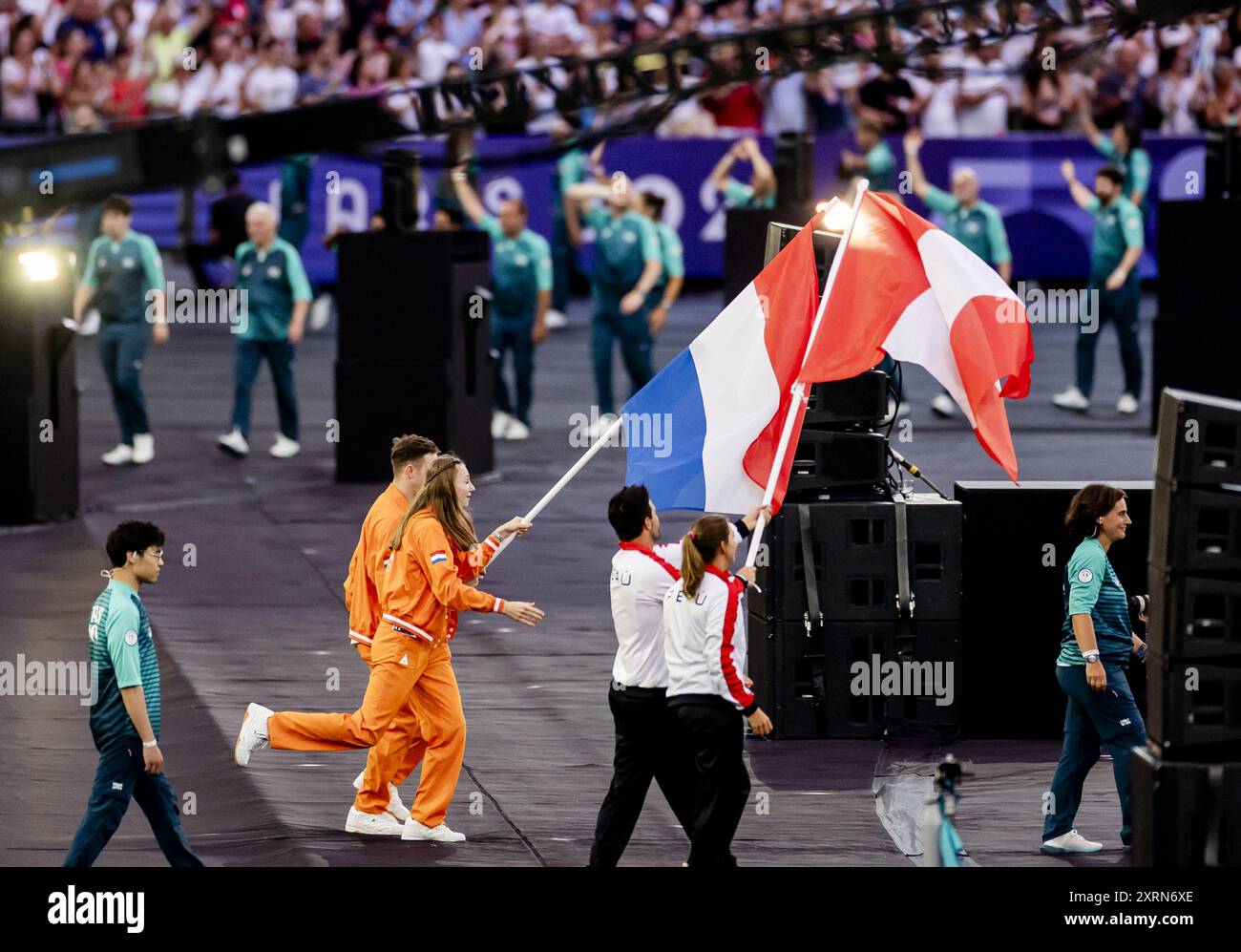 Paris, France. 11th Aug, 2024. PARIS - Athlete Femke Bol and track ...