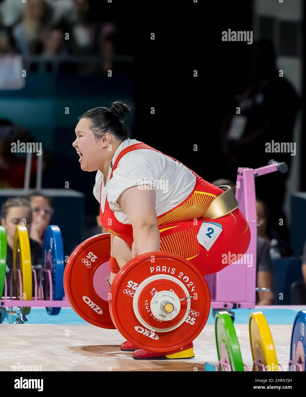 Paris, Ile de France, France. 11th Aug, 2024. WENWEN LI of Team People ...