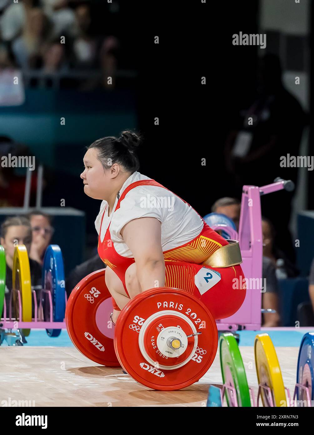 Paris, Ile de France, France. 11th Aug, 2024. WENWEN LI of Team People ...