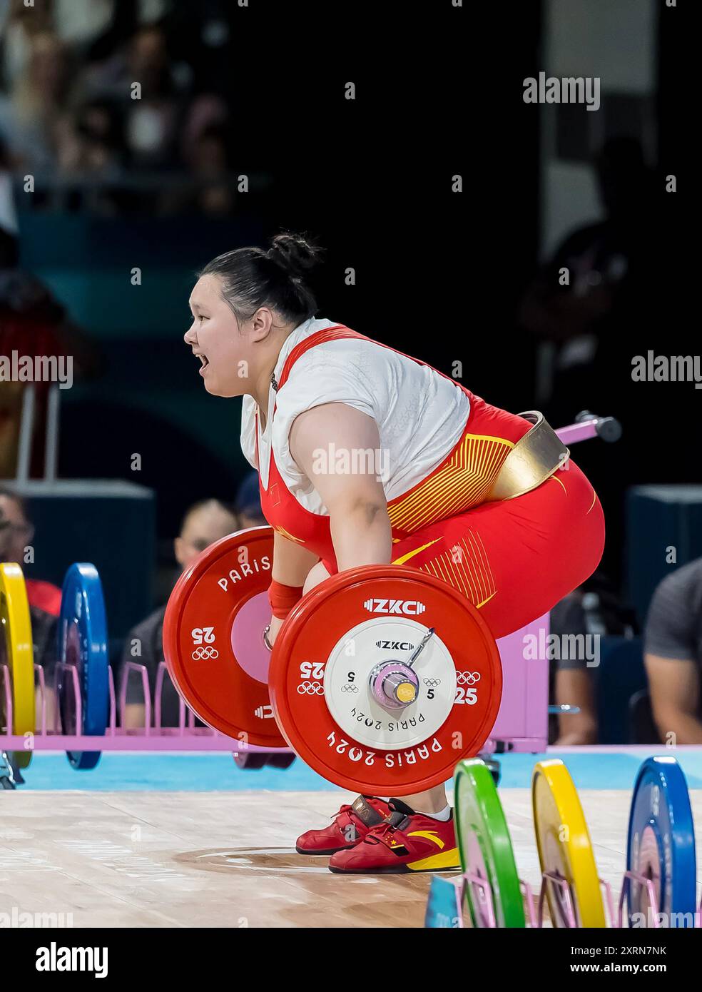 Paris, Ile de France, France. 11th Aug, 2024. WENWEN LI of Team People ...