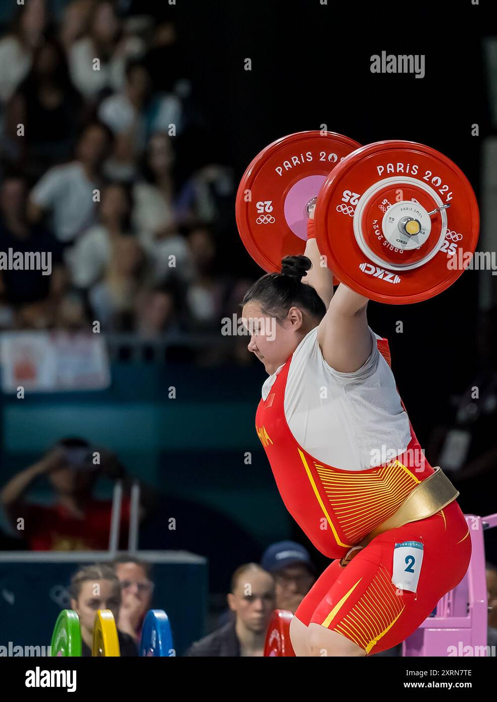 Paris, Ile de France, France. 11th Aug, 2024. WENWEN LI of Team People ...