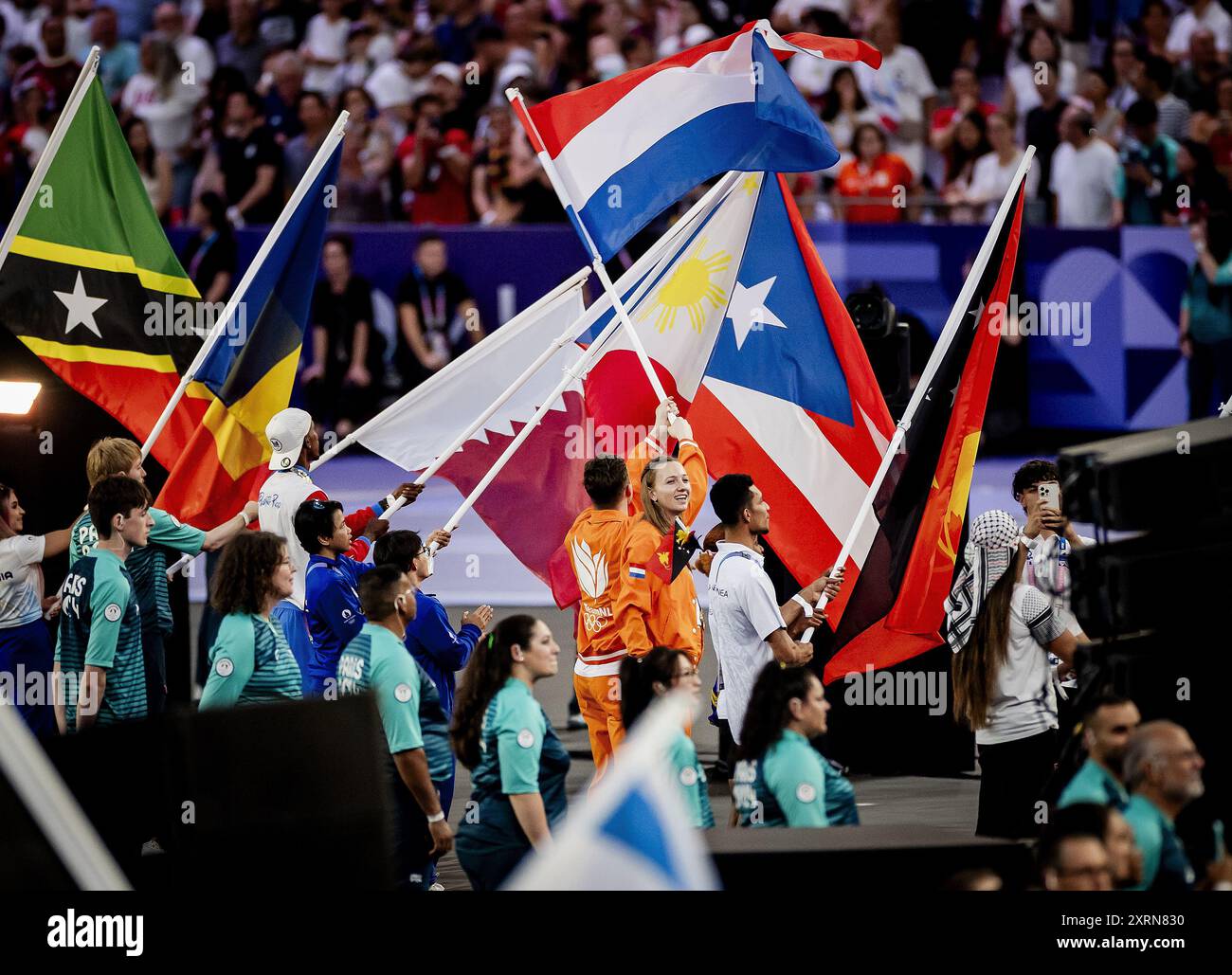 Paris, France. 11th Aug, 2024. PARIS - Athlete Femke Bol and track ...
