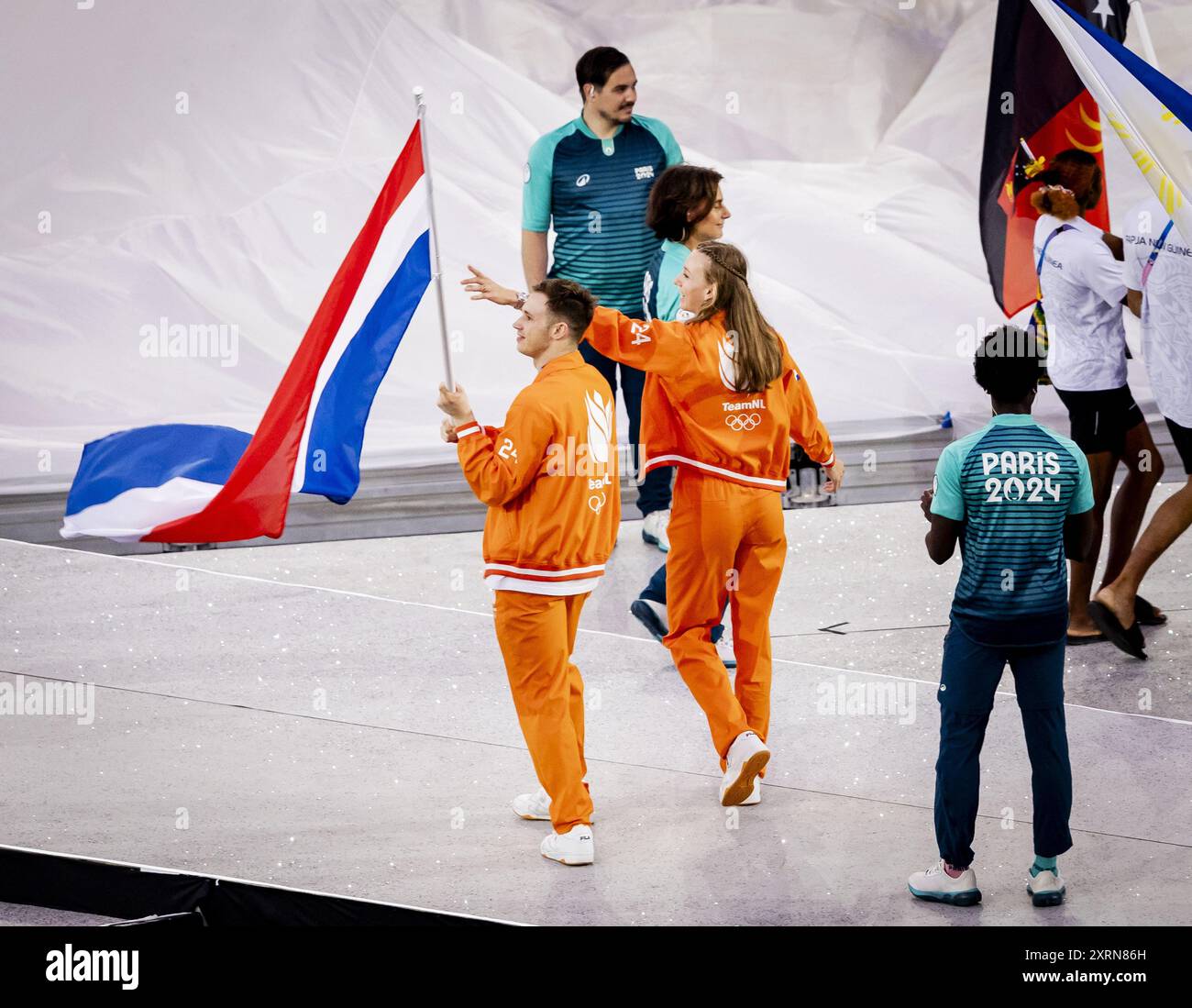 Paris, France. 11th Aug, 2024. PARIS - Athlete Femke Bol and track ...