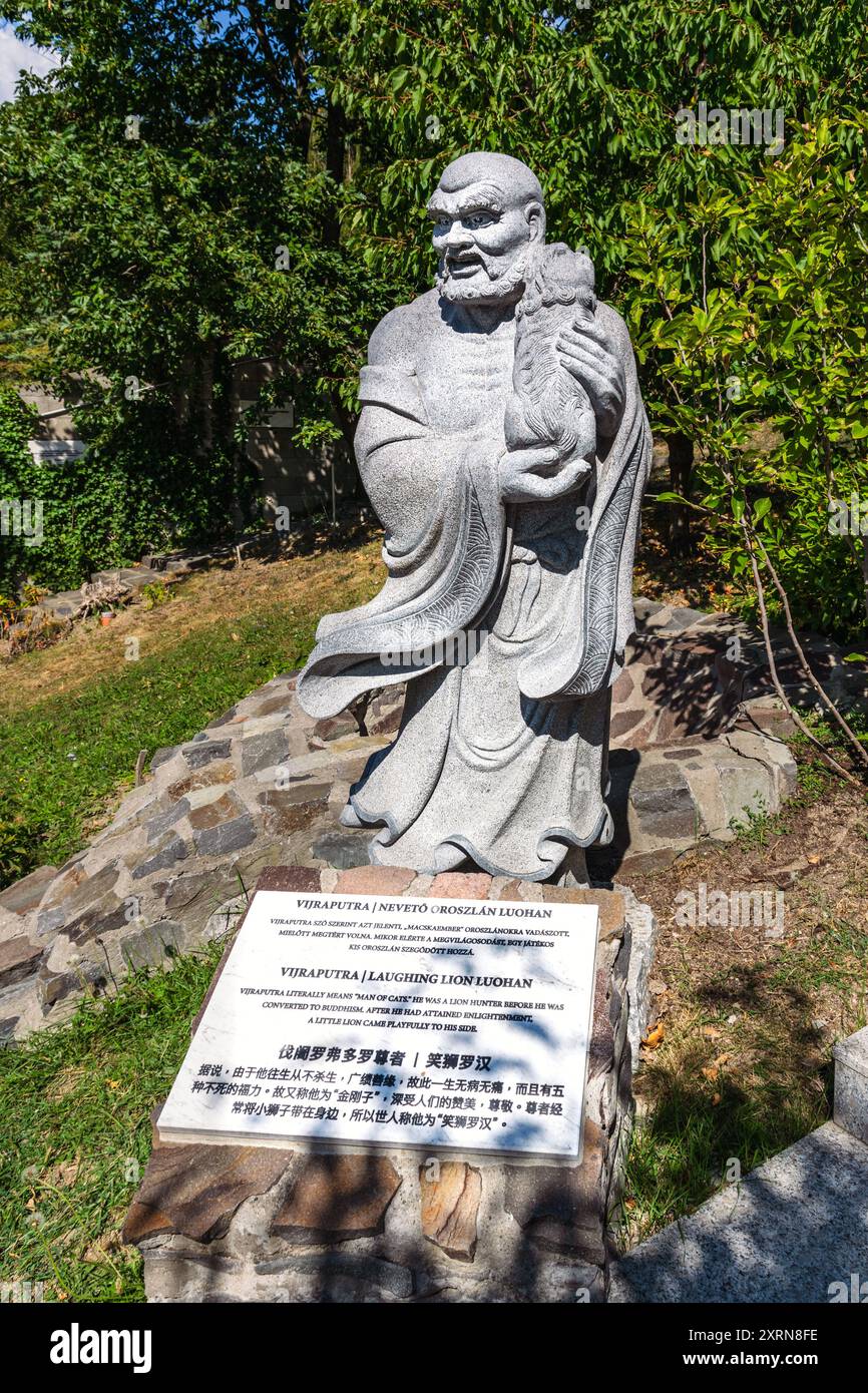 The Luohan statue in the Grabensia Buddhist Garden is one of the famous ...