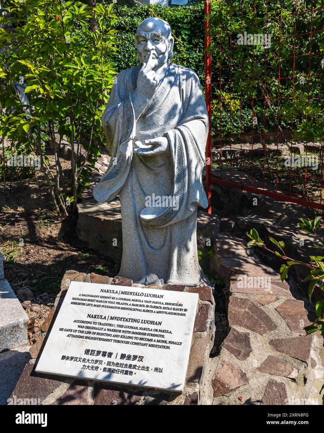 The Luohan statue in the Grabensia Buddhist Garden is one of the famous ...