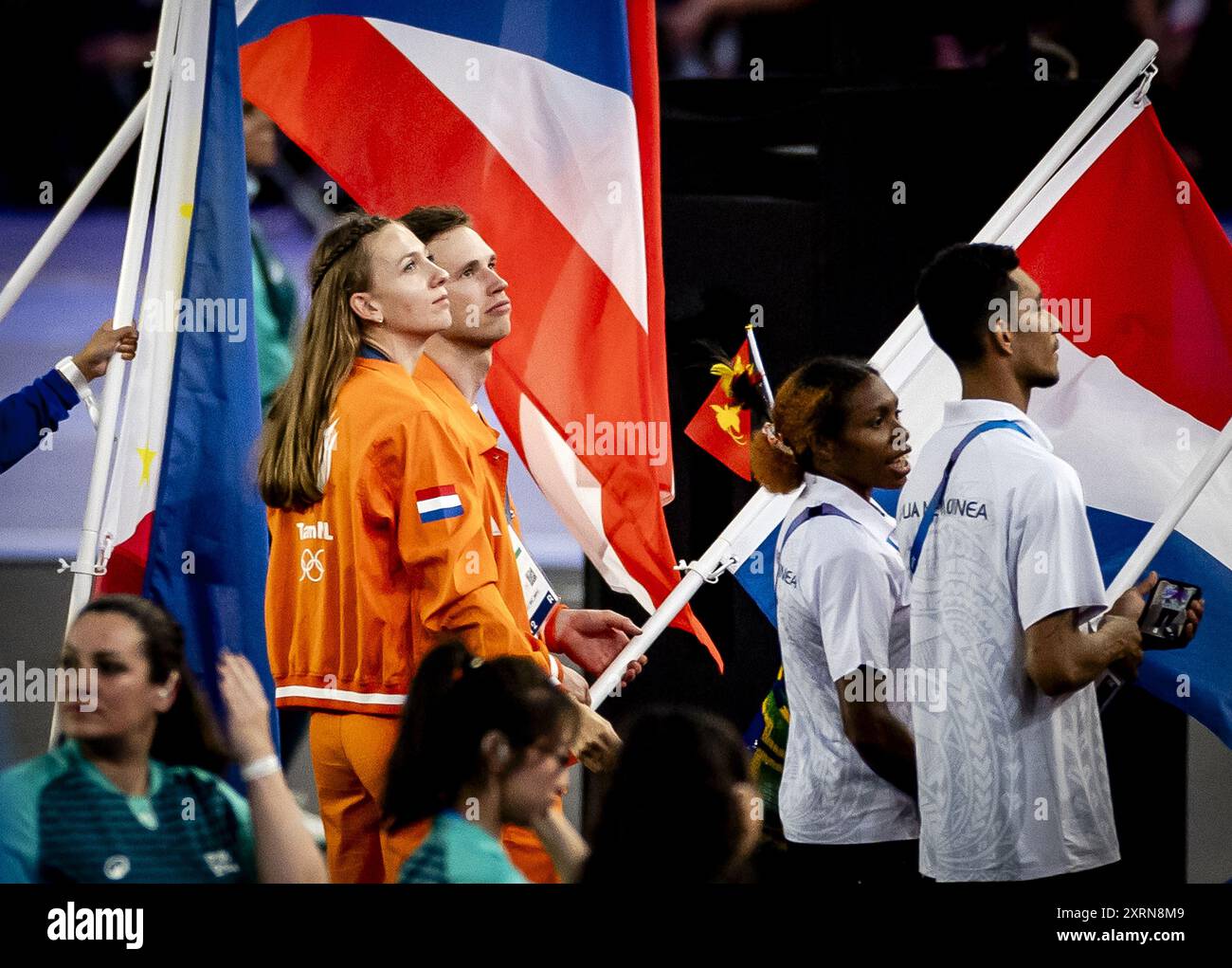 Paris, France. 11th Aug, 2024. PARIS - Athlete Femke Bol and track ...