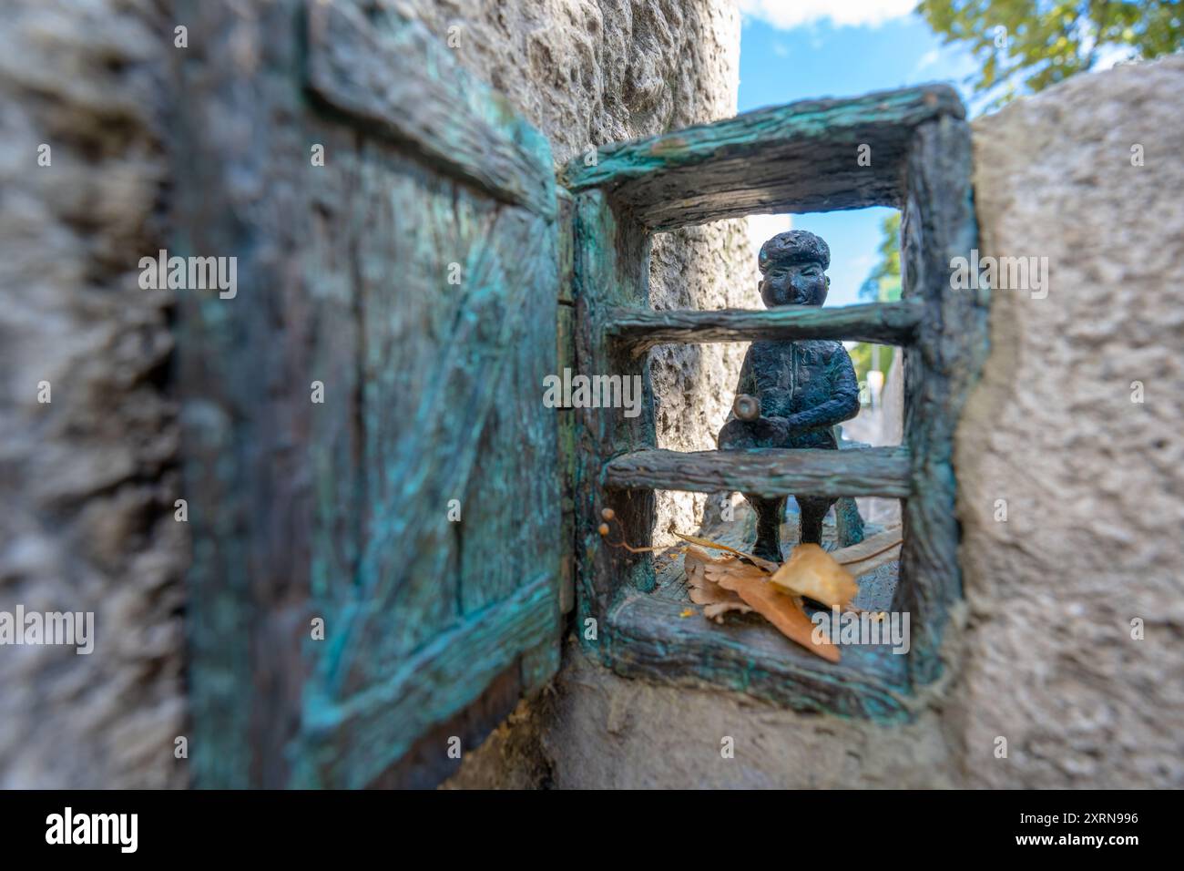 Budapest, Hungary - June 16, 2024: Kolodko mini sculpture "No compo ...