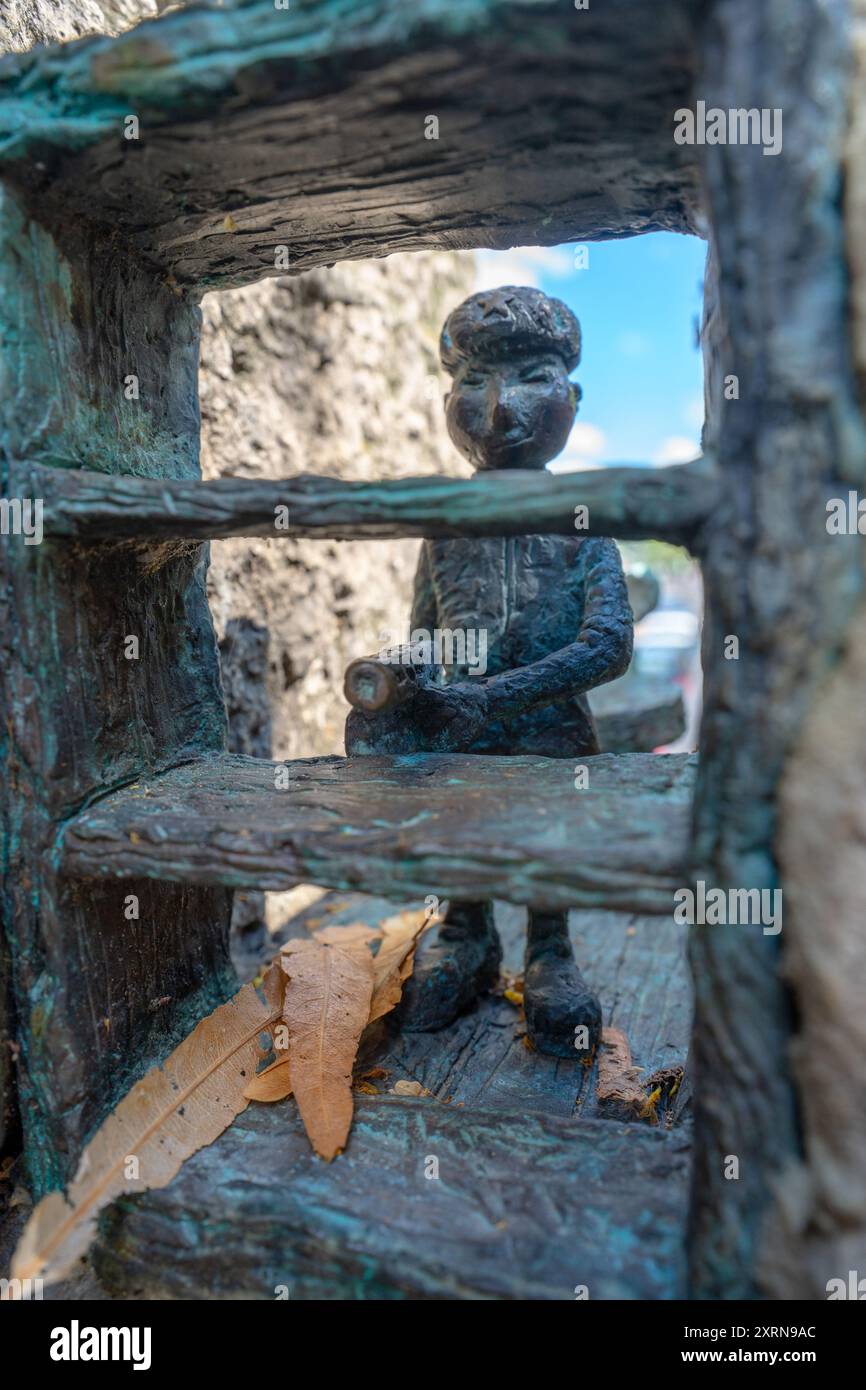 Budapest, Hungary - June 16, 2024: Kolodko mini sculpture "No compo ...