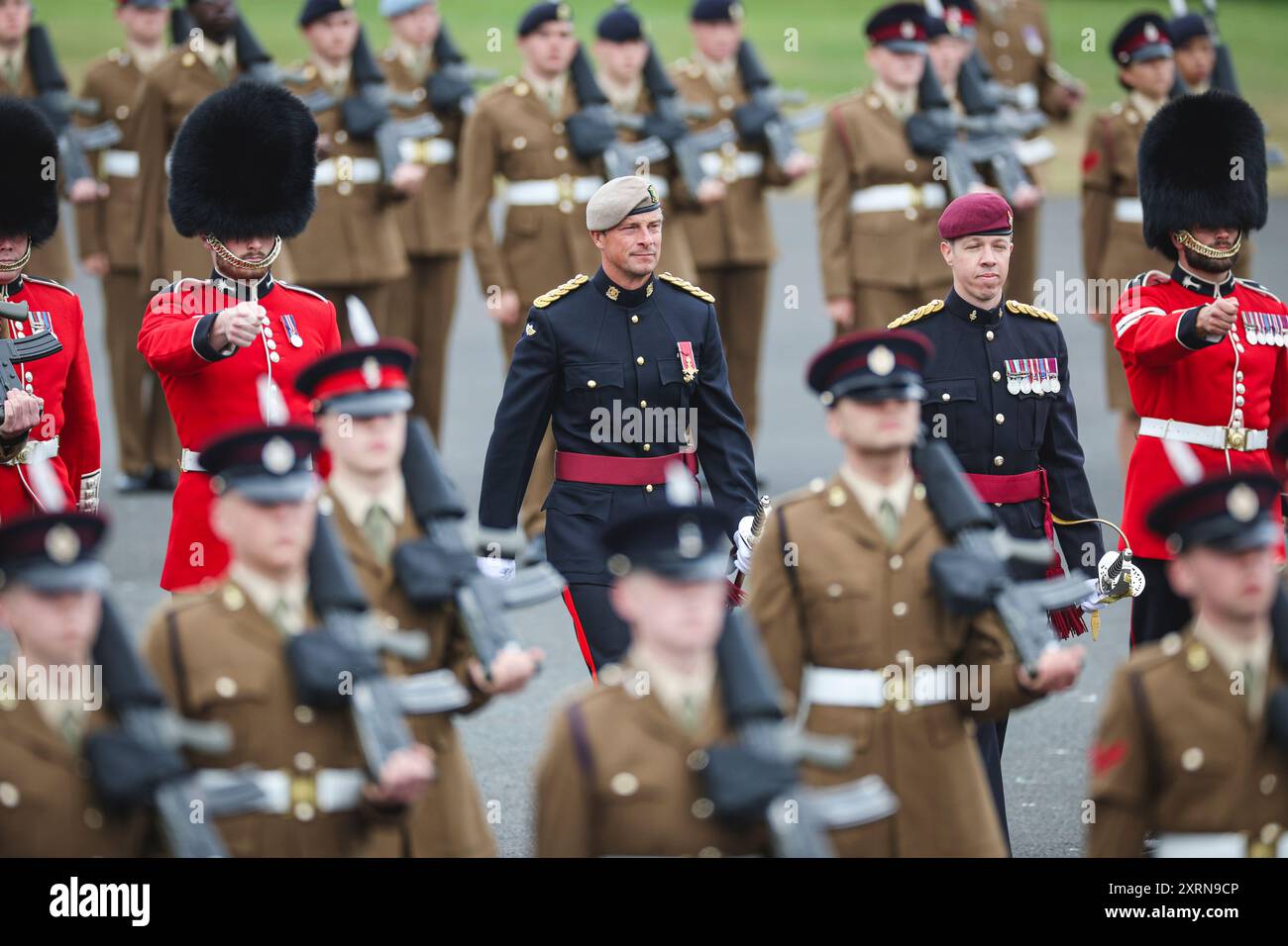 Honorary Colonel Bear Grylls OBE during the Graduation Parade on Intake ...