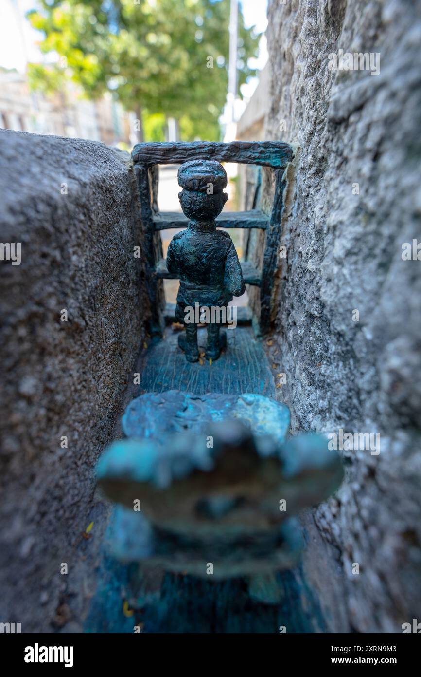 Budapest, Hungary - June 16, 2024: Kolodko mini sculpture "No compo ...