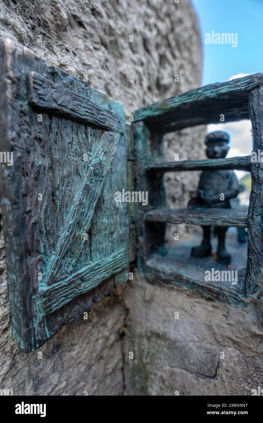 Budapest, Hungary - June 16, 2024: Kolodko mini sculpture "No compo ...
