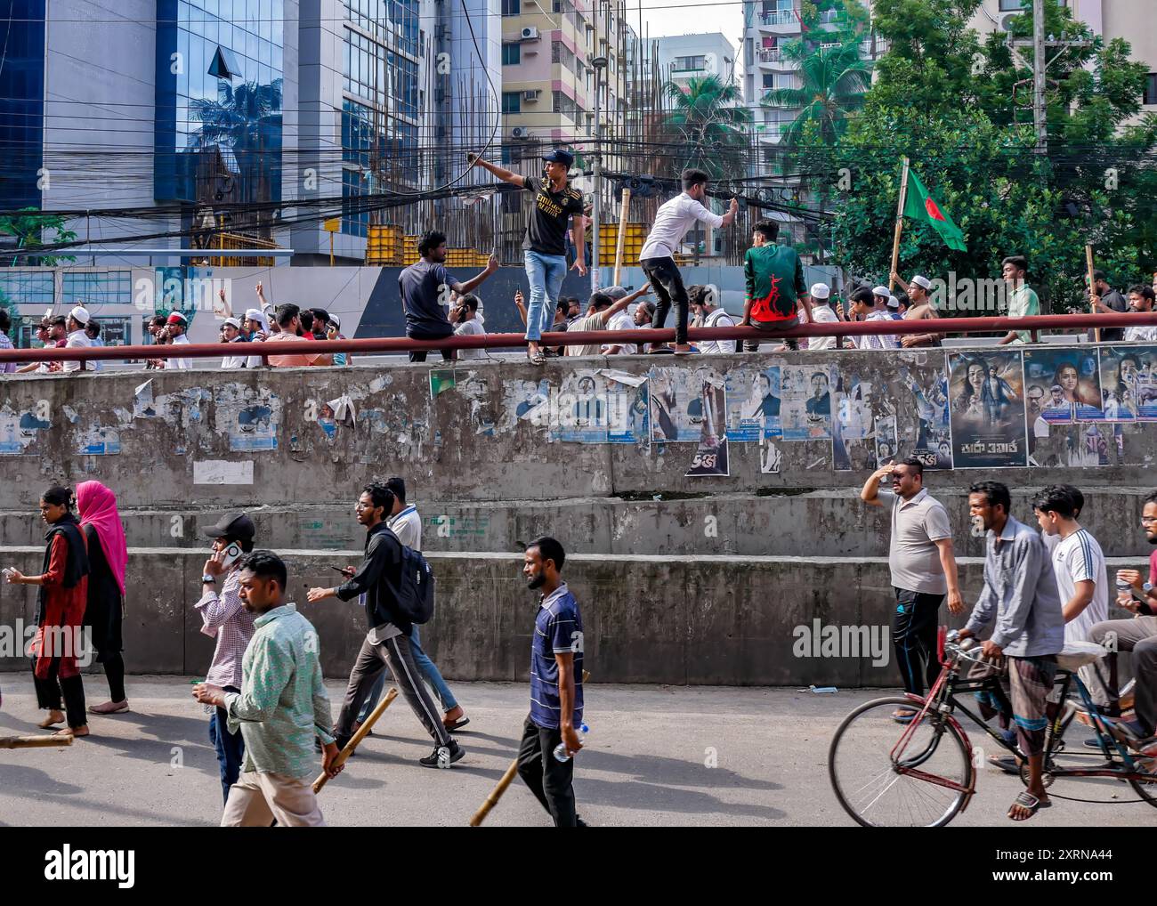 Bangladesh quota reform movement and an anti-government pro-democracy ...