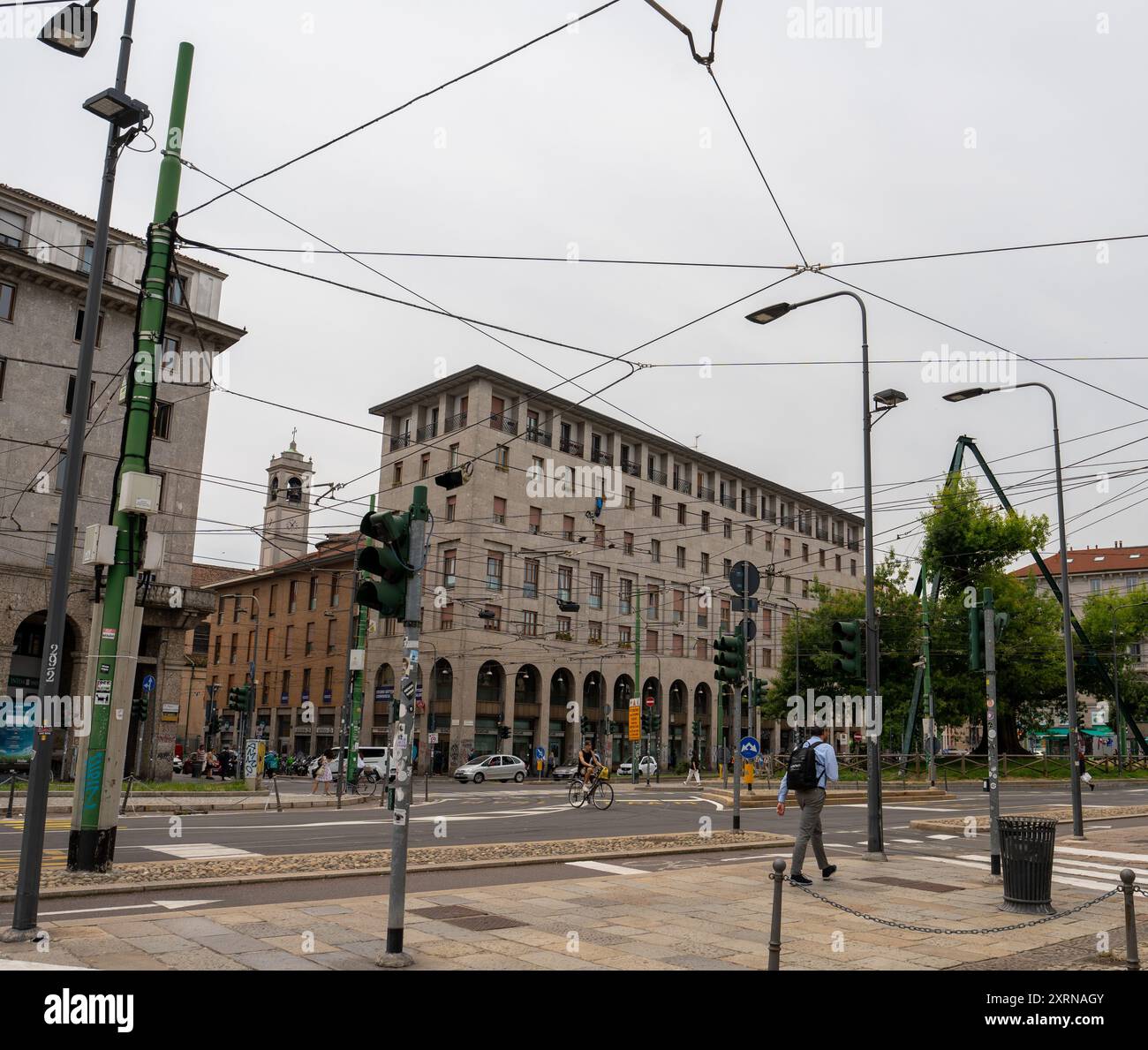 Milan, Italy - June 07, 2024: Ventiquattro maggio square Stock Photo ...