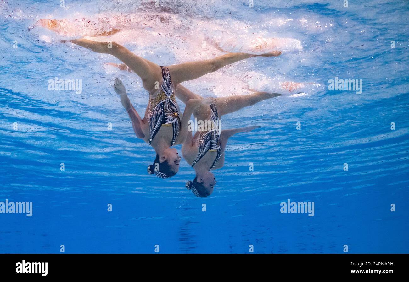 Saint Denis. 11th Aug, 2024. Anna-Maria Alexandri/ Eirini-Marina ...