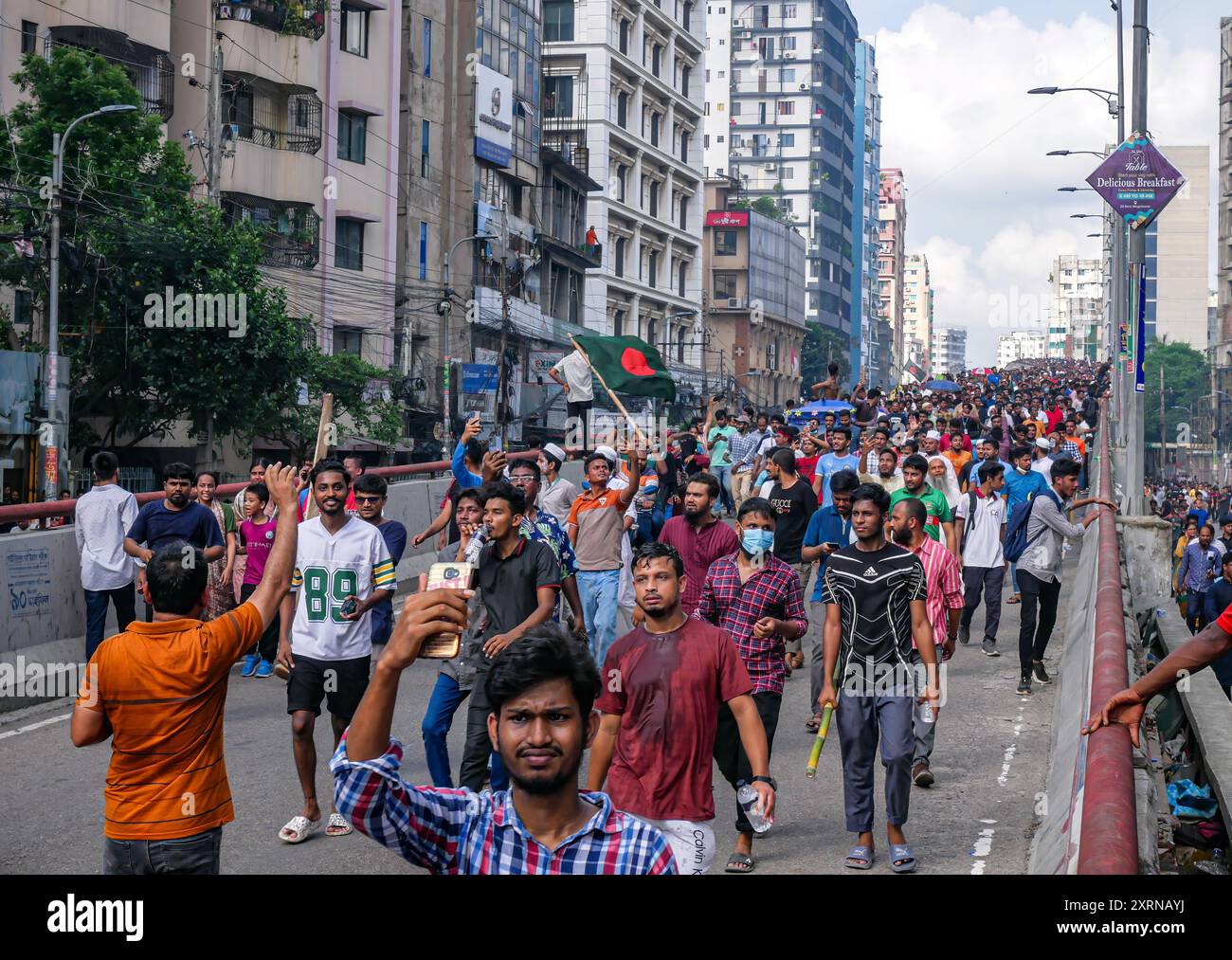 Bangladesh quota reform movement and an anti-government pro-democracy ...