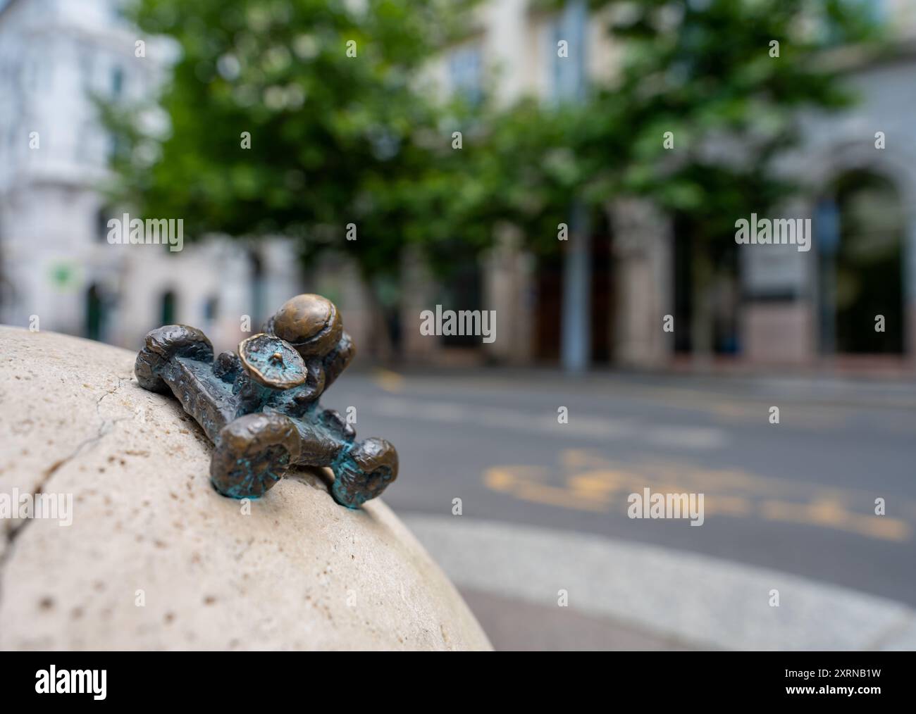 Budapest, Hungary: June 16, 2024: Kolodko moonwalker on moon rover mini ...
