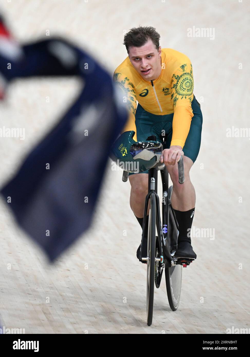 (240811) -- PARIS, Aug. 11, 2024 (Xinhua) -- Matthew Richardson of ...