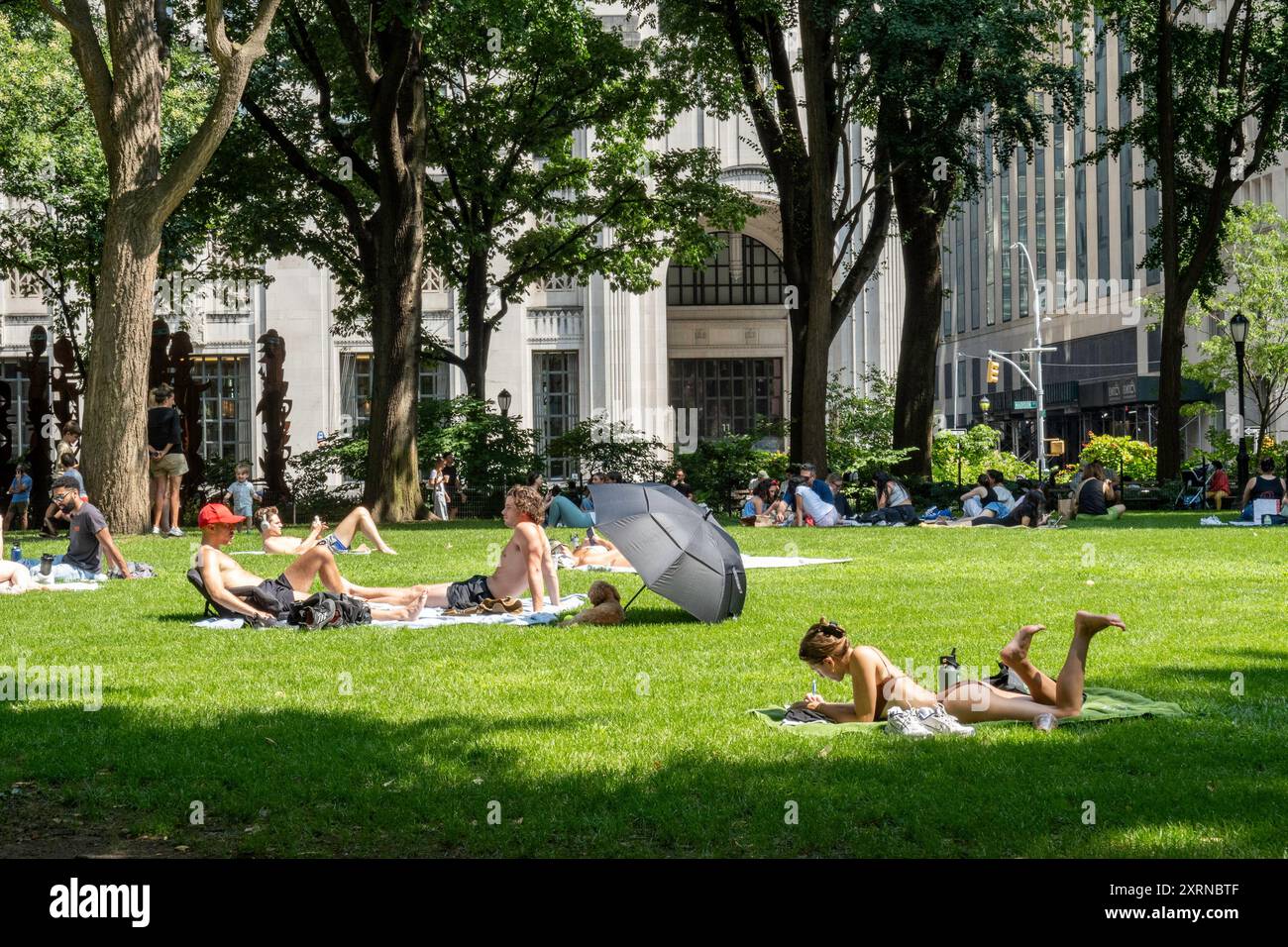 Madison Square Park is a popular oasis in summertime, New York City, USA, 2024 Stock Photo - Alamy