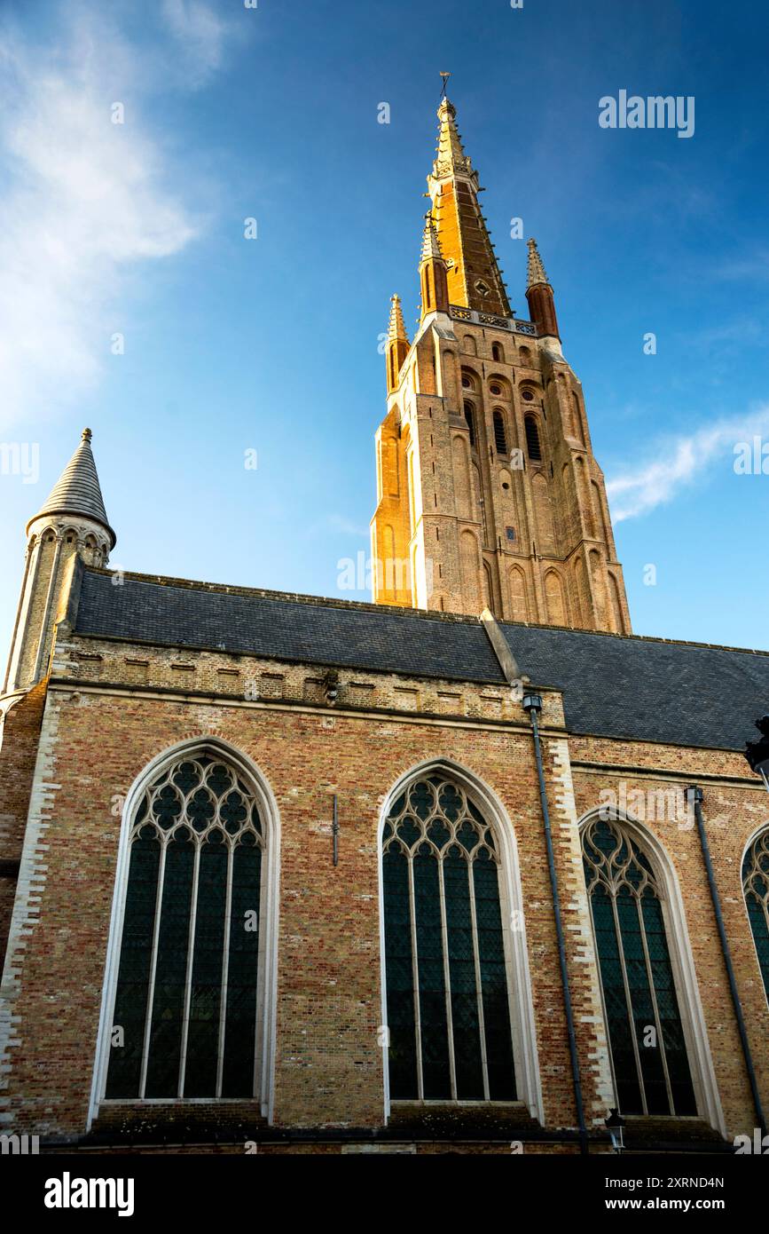Our Lady Church of Bruges, Belgium Stock Photo - Alamy