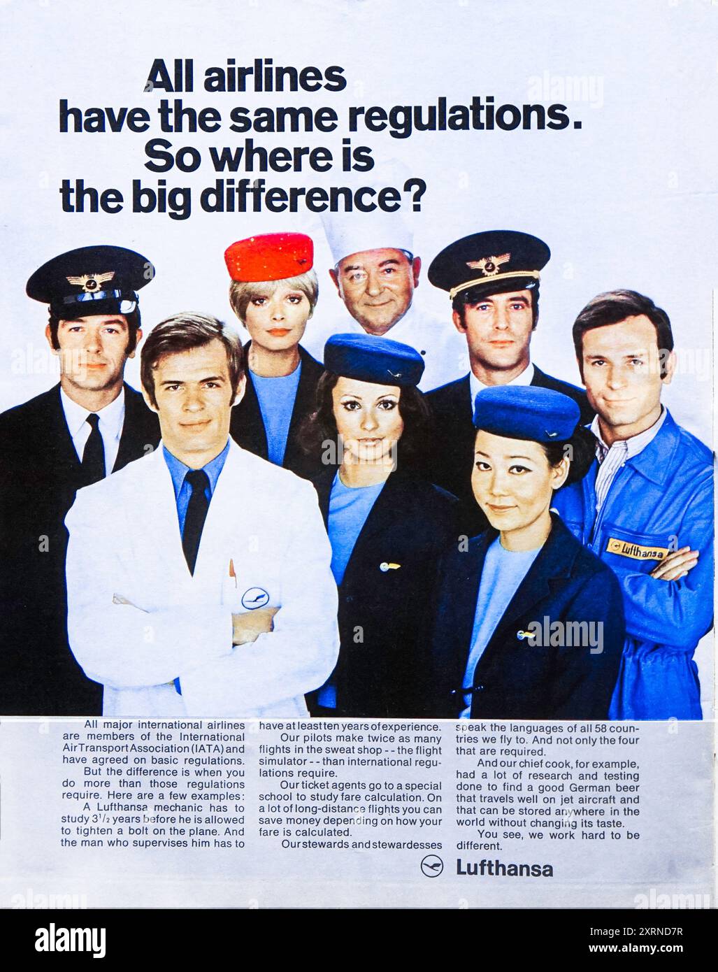 Lufthansa stewardess hi-res stock photography and images - Alamy